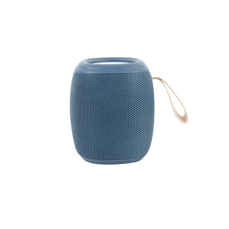 Bocina Portátil TWS con luz LED y reproductor de USB (azul) - MISIK